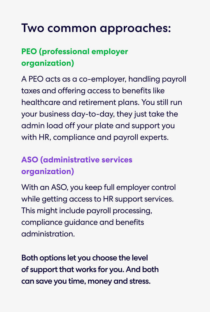Why bundle benefits administration and HR outsourcing?